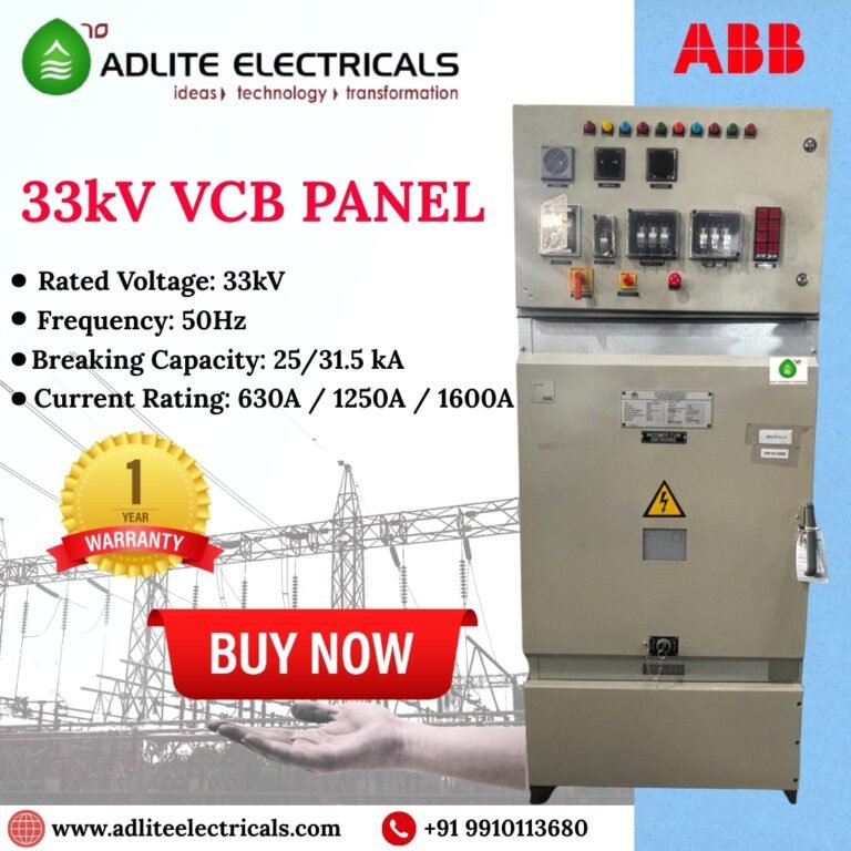 ABB 11kV and 33kV Vacuum Circuit Breaker (VCB) Panels - Adlite Electricals